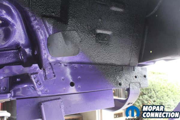 The Coating Down Under: Applying Factory Undercoating on Comeback ‘Cuda ...