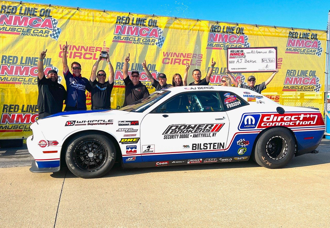 AJ Berge's Drag Pak Wins the NMCA Factory Super Car Class At Norwalk ...