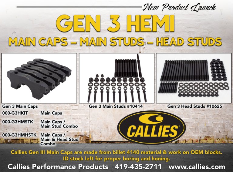Callies Performance Products Releases New Gen III Hemi Parts - Mopar ...