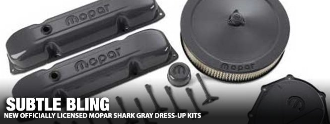 New Officially Licensed Mopar Shark Gray Dress-Up Kits - Mopar Connection Magazine | A ...