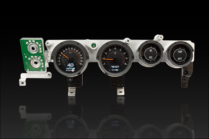 Redline Gauge Works Flaunts Dakota Digital’s Latest RTX Gauge Panel ...