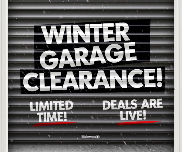 60% Off! Take Advantage of Holley's Winter Garage Clearance Sale ...