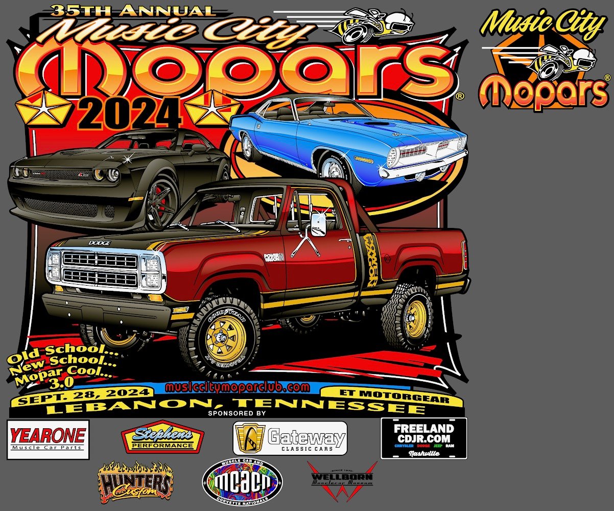 Don't Miss The Music City Mopar Club's 28th Annual All-Mopar Show ...