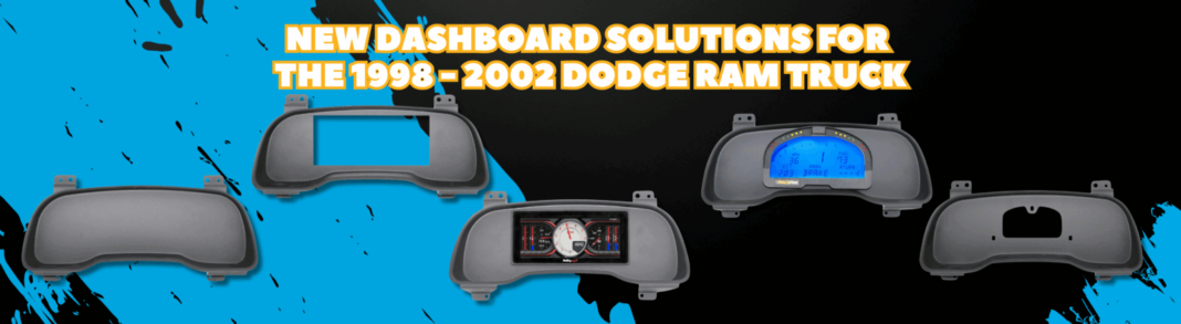 Classic Dash's New Holley Digital Dash Panel For All '98-02 Dodge Rams ...