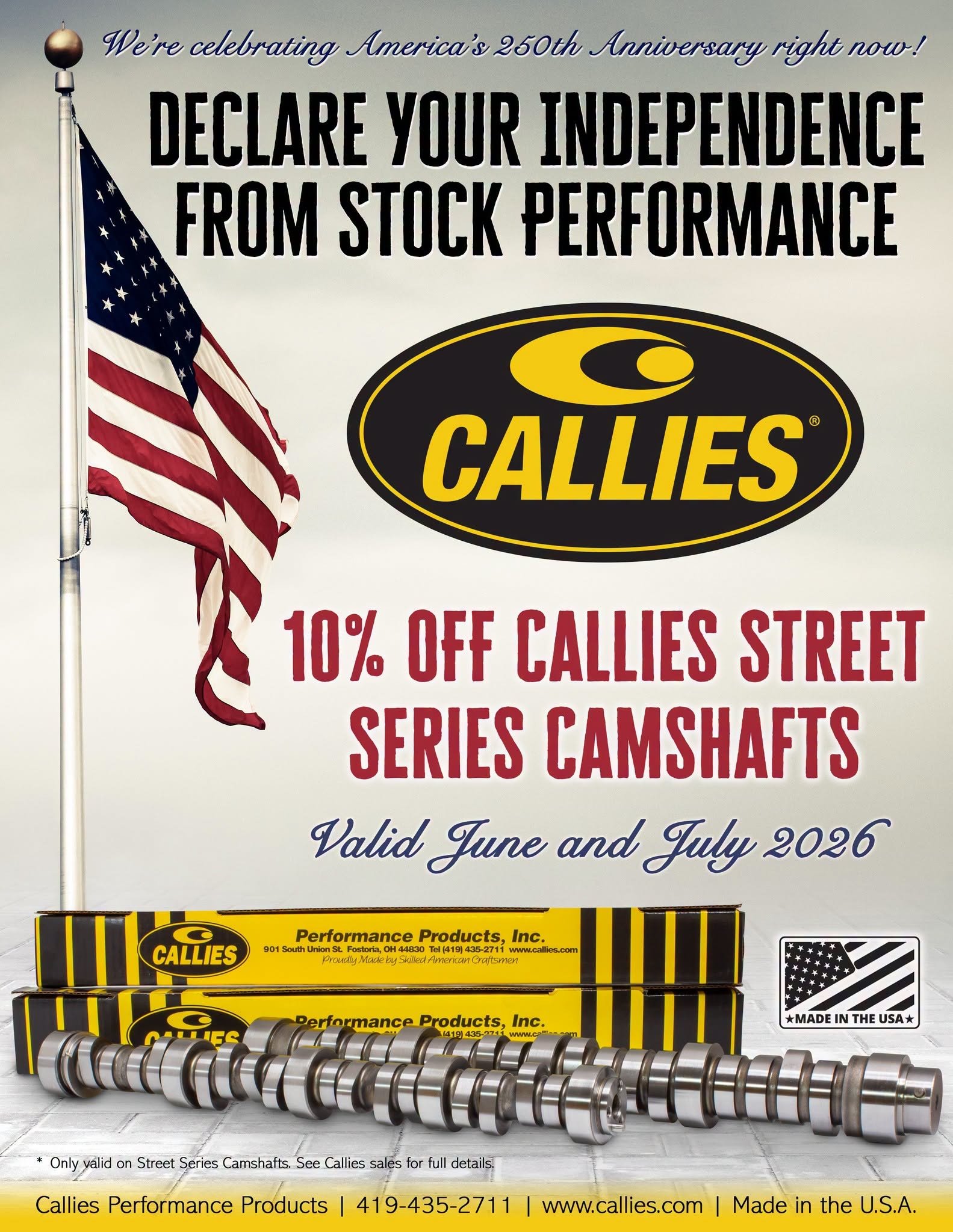 Callies Honors 250 Years of American Performance with Street Series ...